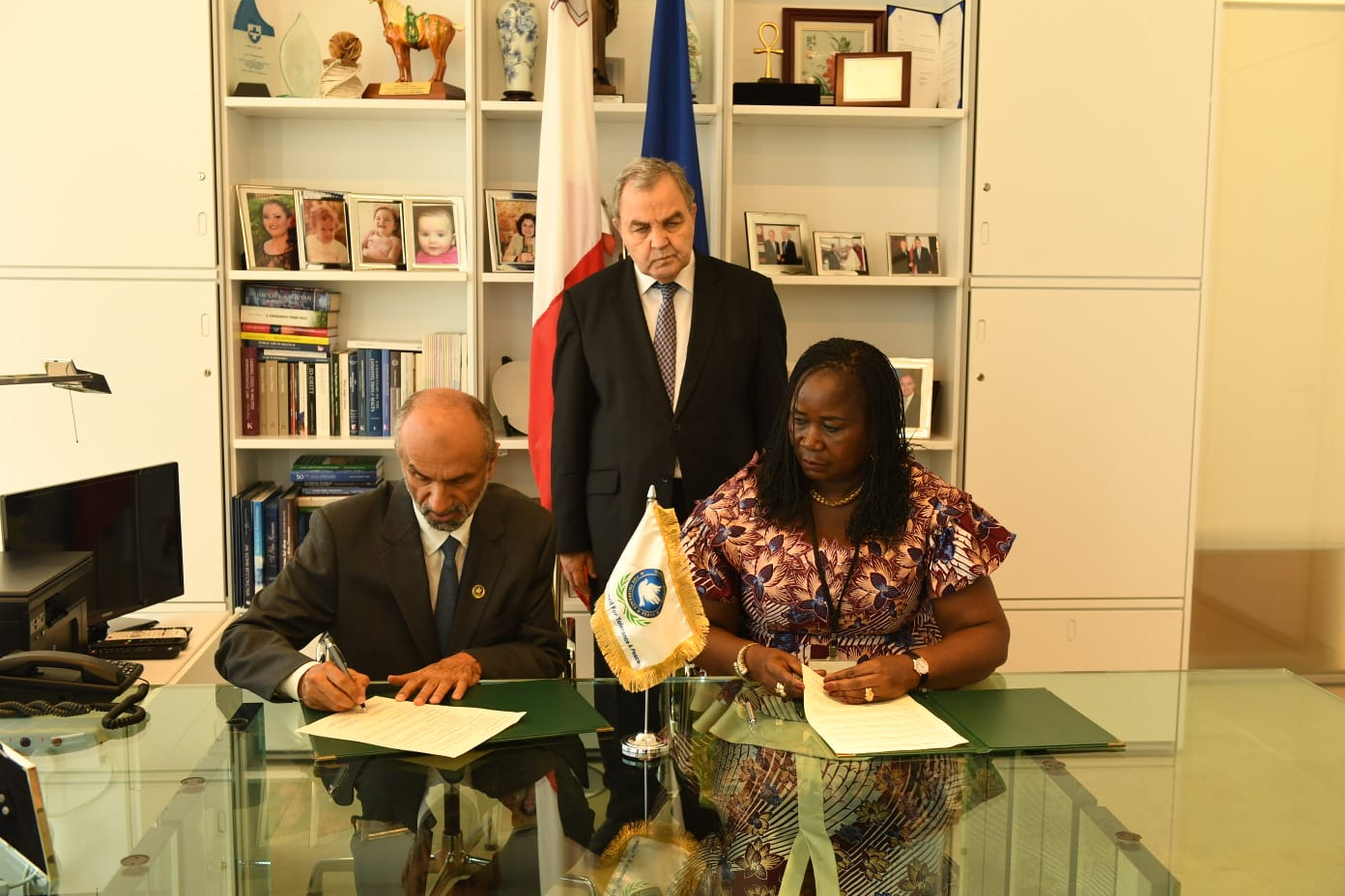 The President of the Republic of Malta receives the President of the ...